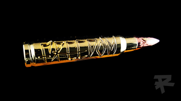 FREEDOM BULLET METAL PATCH – RYDEX BRAND